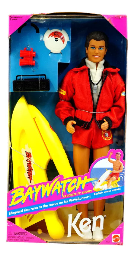 Barbie Baywatch Ken With Wave Runner 1994 Detalle – Le Marchand de la ...