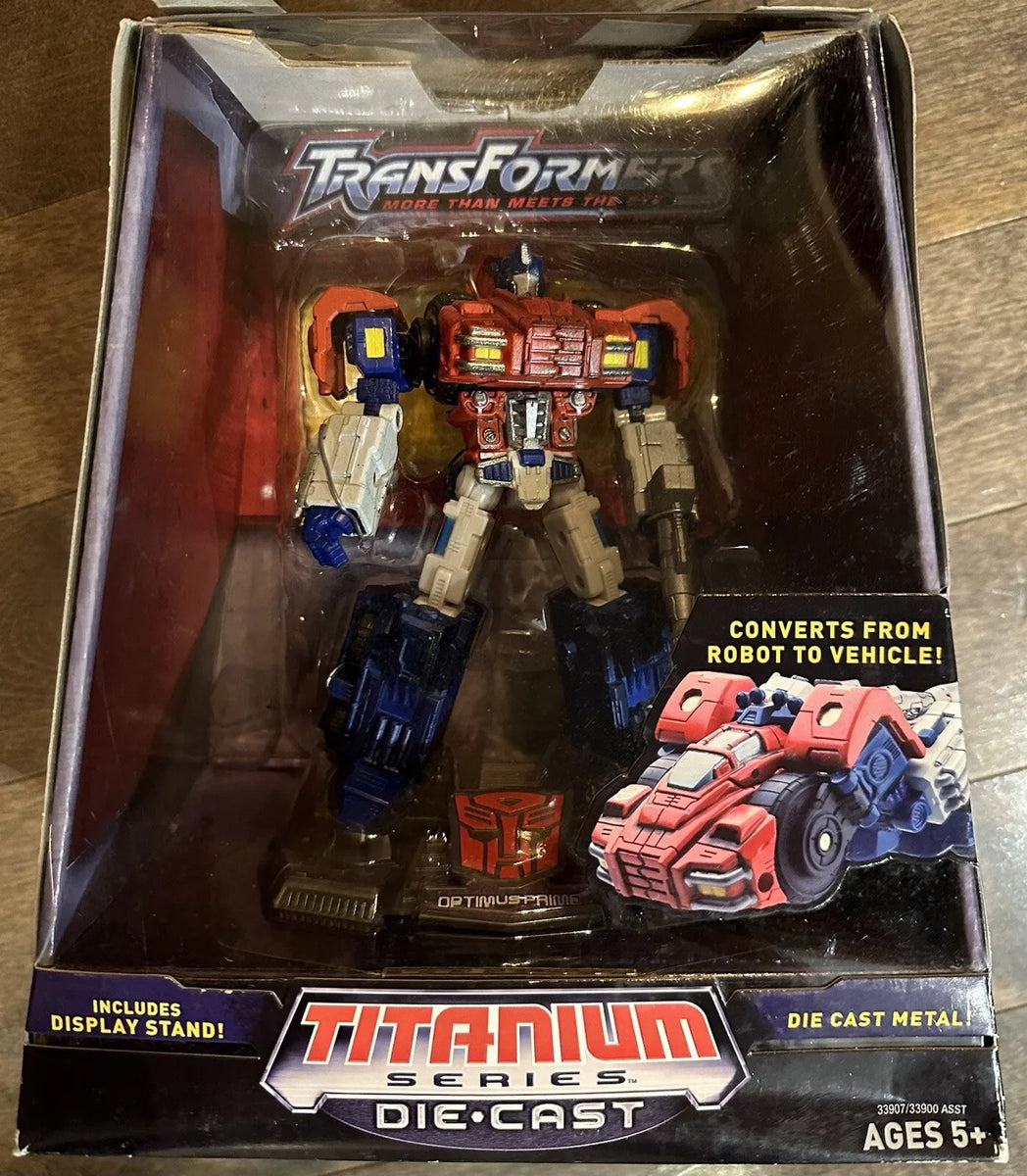 Die Cast Transformers Generation Titanium Series OPTIMUS PRIME WAR WIT ...