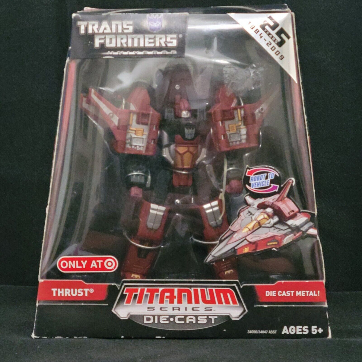 Hasbro Transformers Universe Titanium Series - Thrust Action Figure ...