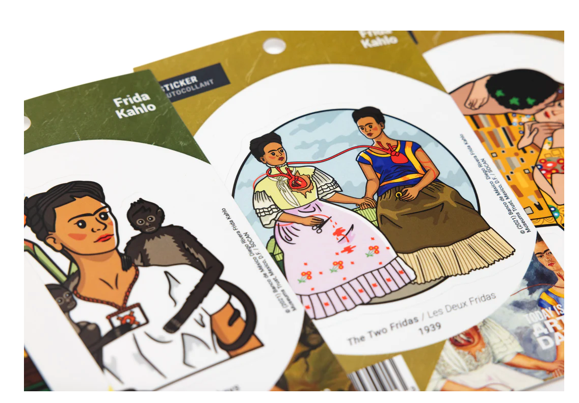 sticker - Autorretrato con monos – Le Marchand de la Curiosite